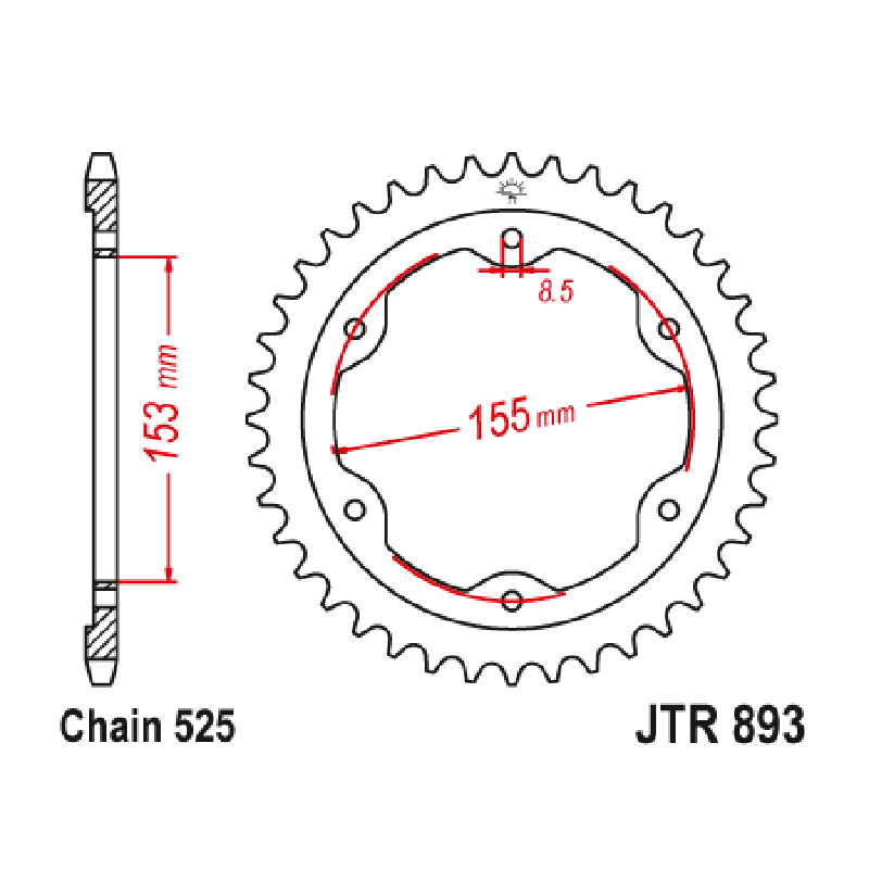 Chain and Sprocket set KTM 1290 Superduke - WeSellParts Bike Shop