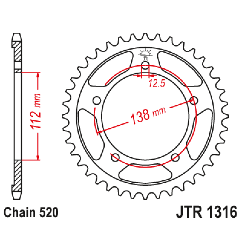 Chain & Sprocket set Honda NC750 14-16 upgrade - WeSellParts Bike Shop
